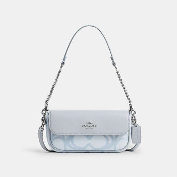 Coach | Bags | Hailey Flap Bag In Sketch Signature Canvas | Poshmark